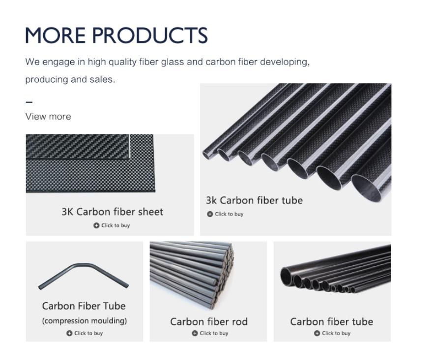 T300 T700 3K Custom Size Epoxy Carbon Fiber Solid Rod